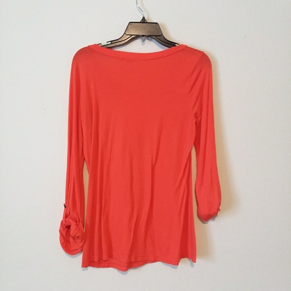 Splendid | Tops | Splendid 34 Sleeve Tee With Pocket And Cuffs | Poshmark